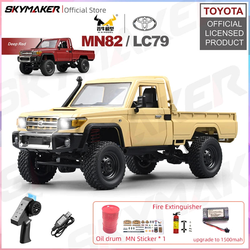 Toyota Landcruiser 1:12 Rc Car Mn82 Retro Full-scale Simulation LC79 R ...